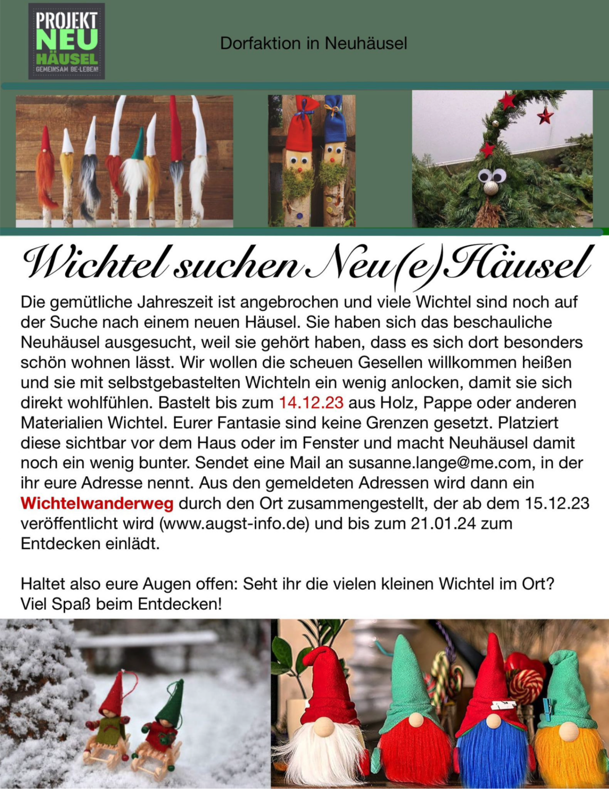 Wichtelweg 2023 – Augst Info