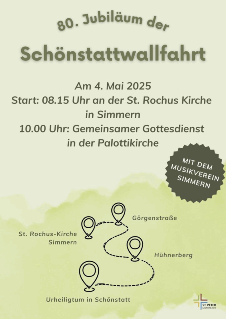 Wallfahrt nach Schönstatt – Simmern – Augst Info